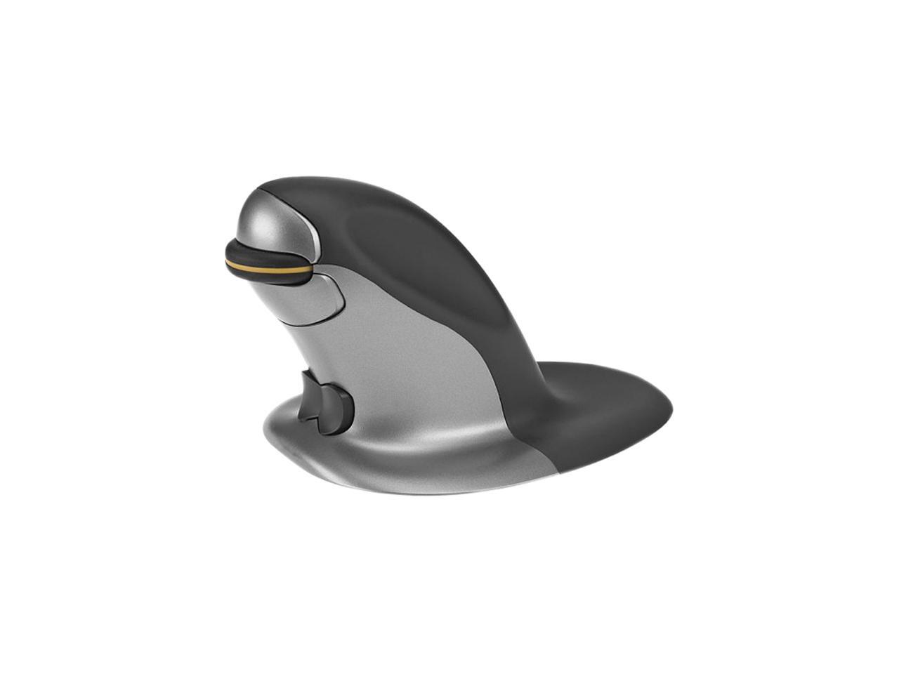 Posturite Penguin Ambidextrous Vertical Mouse 9820101 Silver/Graphite ...