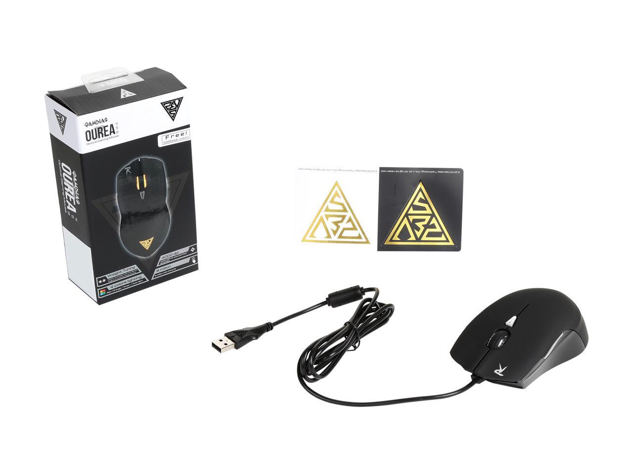 GAMDIAS OUREA FPS GMS5501 Wired Optical Gaming Mice - Newegg.com