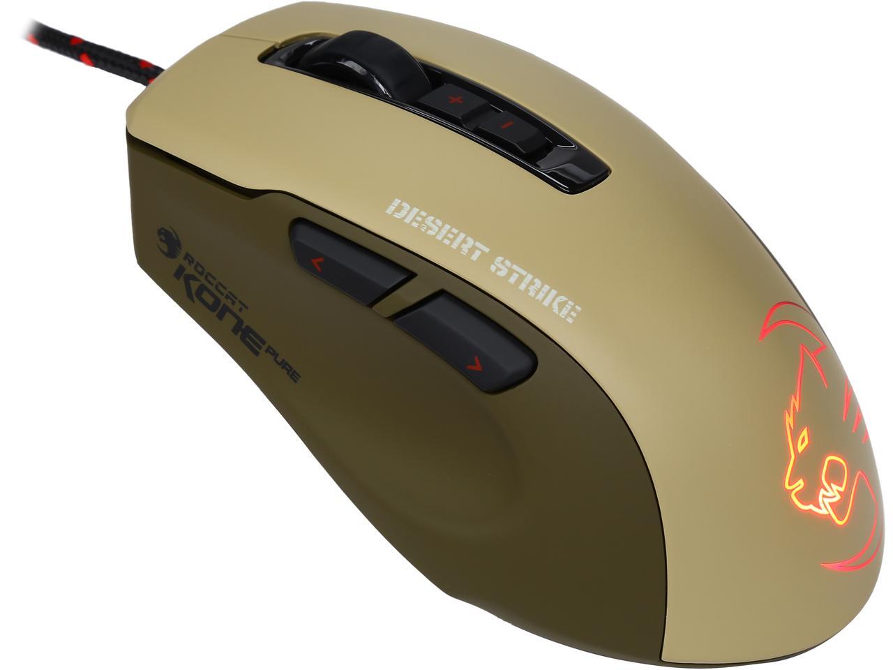 Refurbished: ROCCAT Kone Pure Military ROC-11-713 Desert Strike Wired ...