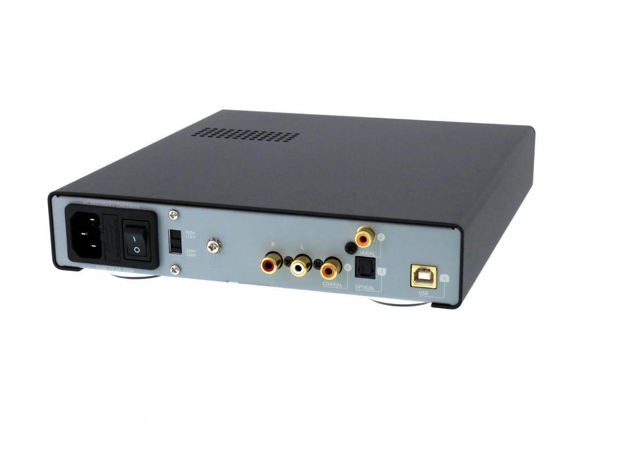 Nuforce Black DAC80 Black Digital To Analog Converter And Pre-amp ...