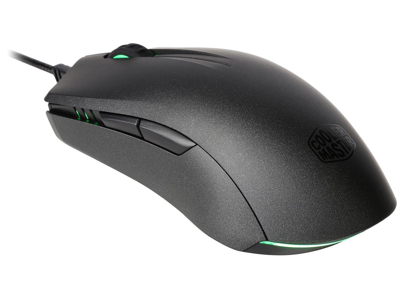 MasterMouse Pro L Ambidextrous Gaming Mouse with Interchangeable Grips ...