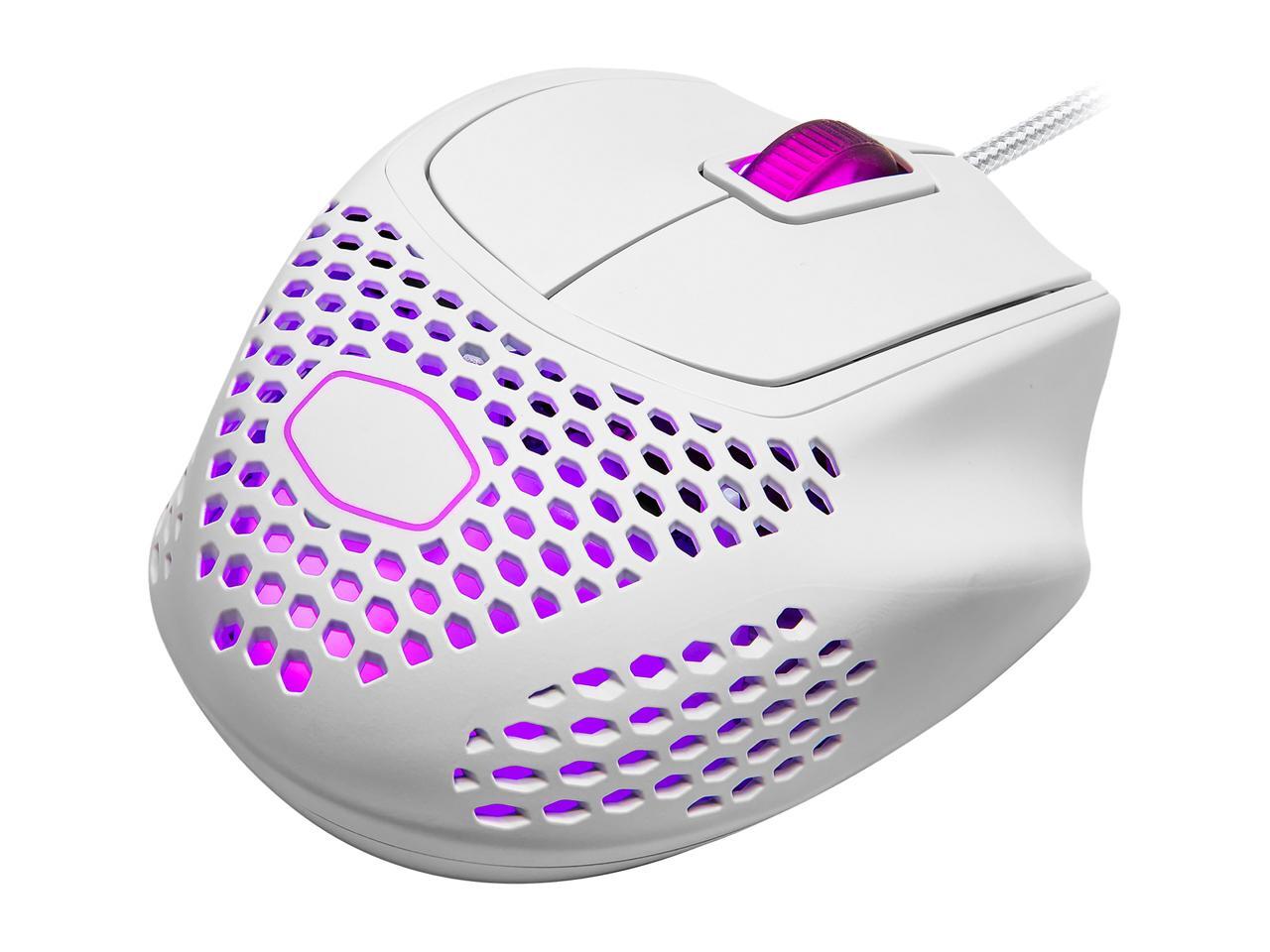 COOLER MASTER MM720 MM-720-WWOL2 White Glossy Wired Optical Gaming ...