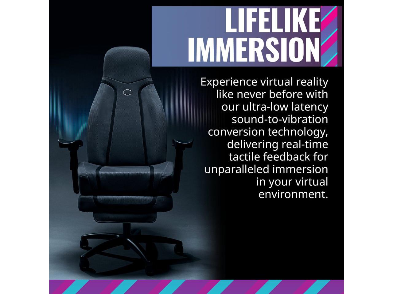 Cooler Master Synk X Ultra Black Ergonomic Real-Time Tactile Immersion ...
