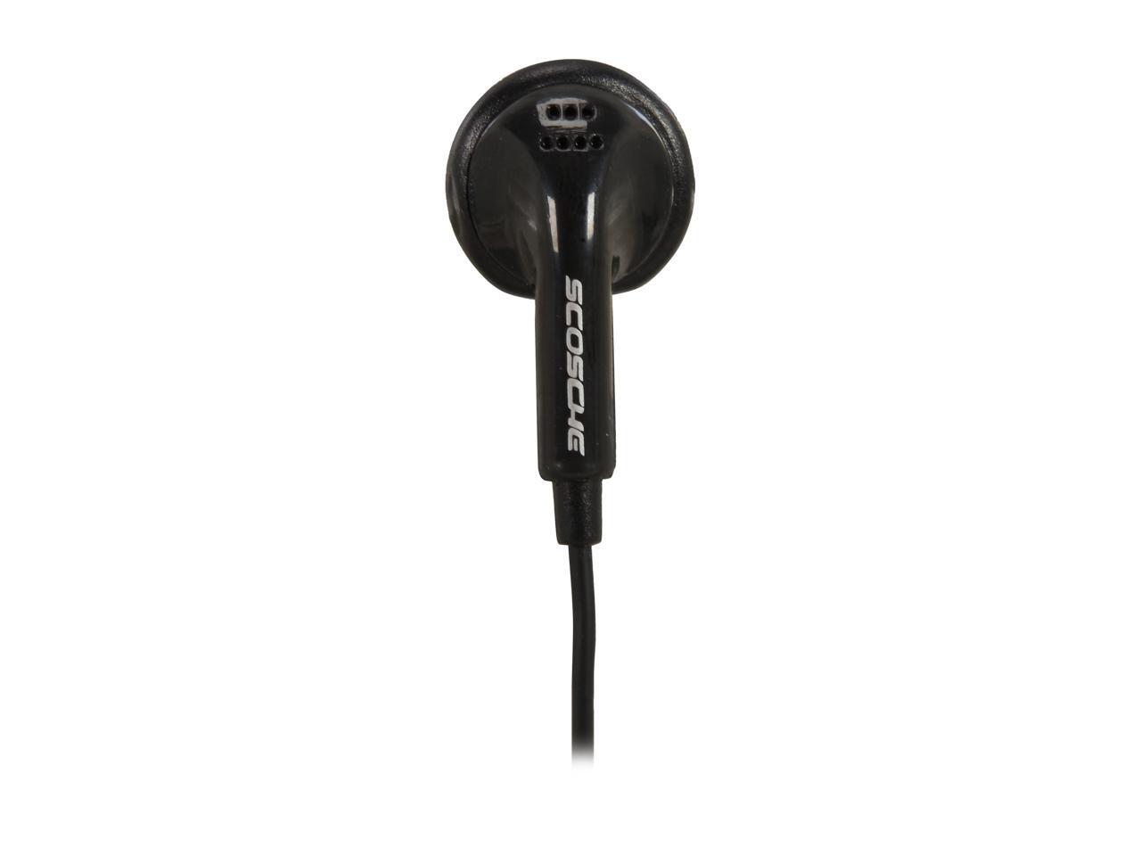 SCOSCHE soloBUD 3.5mm Handsfree Headset with Mono Earbud & Mic HP32M ...