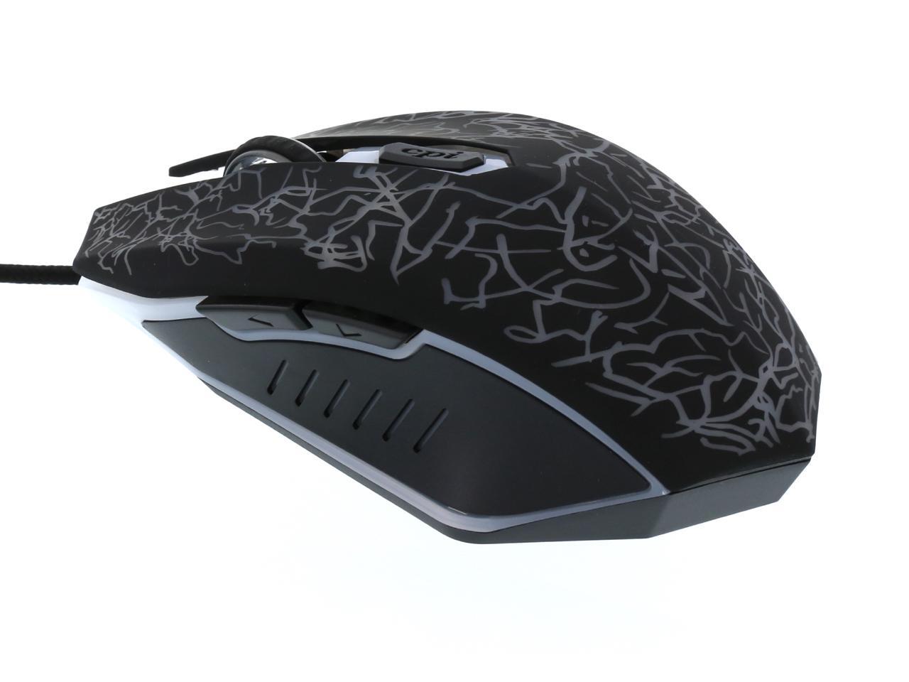 Orange MOUC119NB Noble Black Wired Optical LED Gaming Mouse - Newegg.com