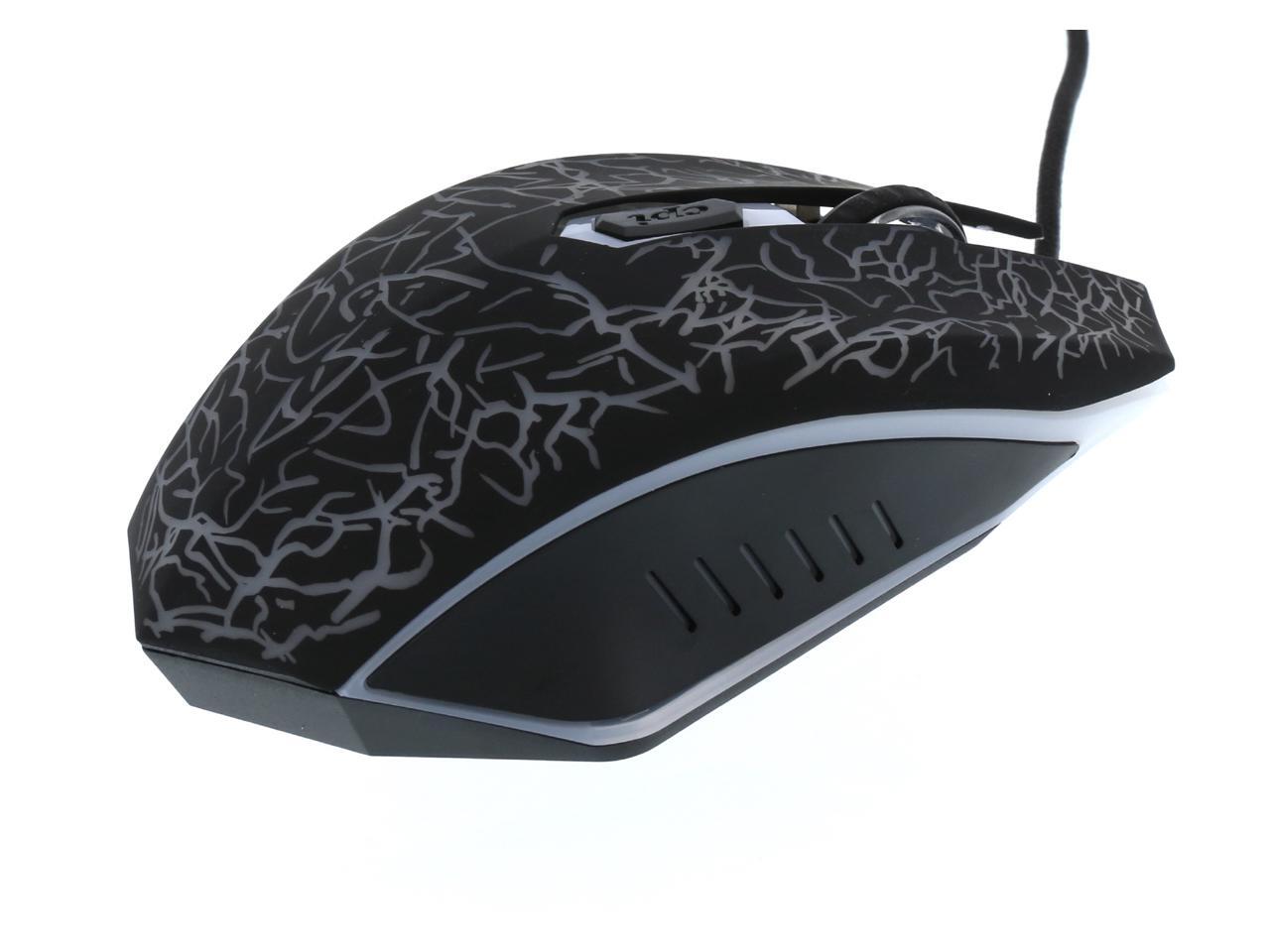 Orange MOUC119NB Noble Black Wired Optical LED Gaming Mouse - Newegg.com