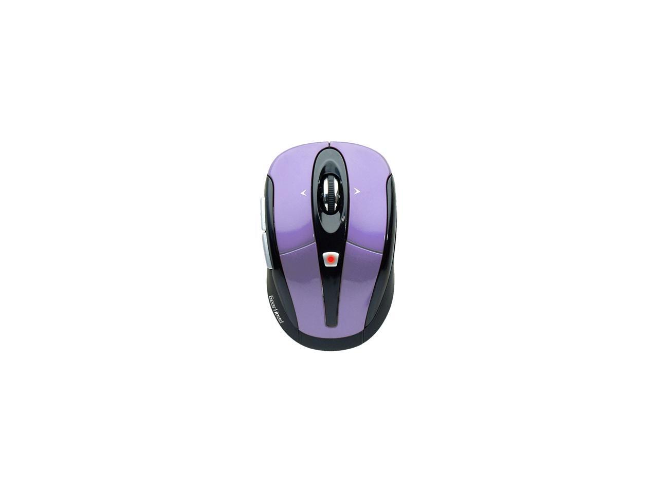 Gear Head MPT3500PUR-CP10 Wireless Optical Nano Mouse - Purple - Newegg.com
