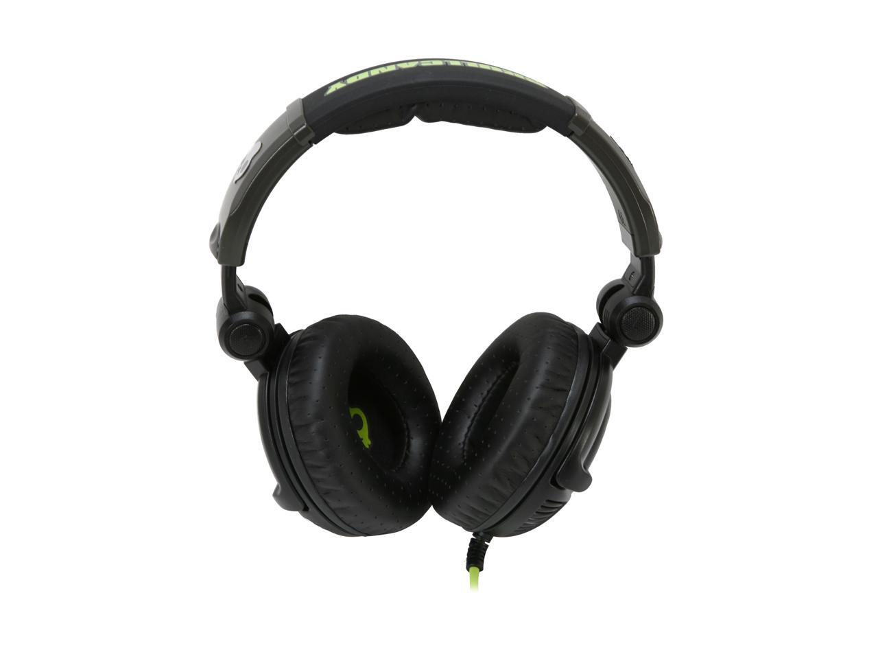 Skullcandy SK Pro Circumaural DJ Headphone (Black/Green) - Newegg.com