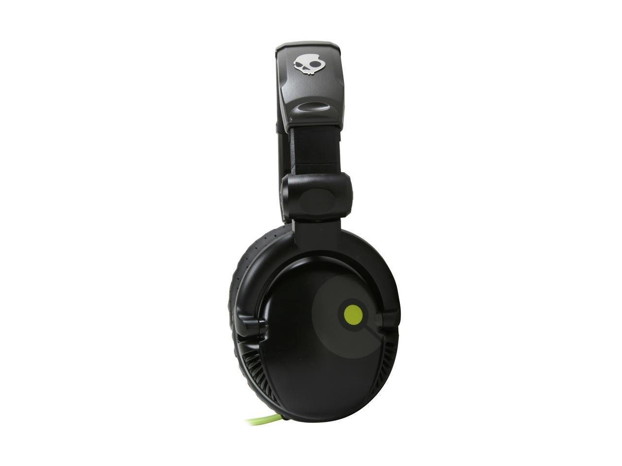 Skullcandy SK Pro Circumaural DJ Headphone (Black/Green) - Newegg.com