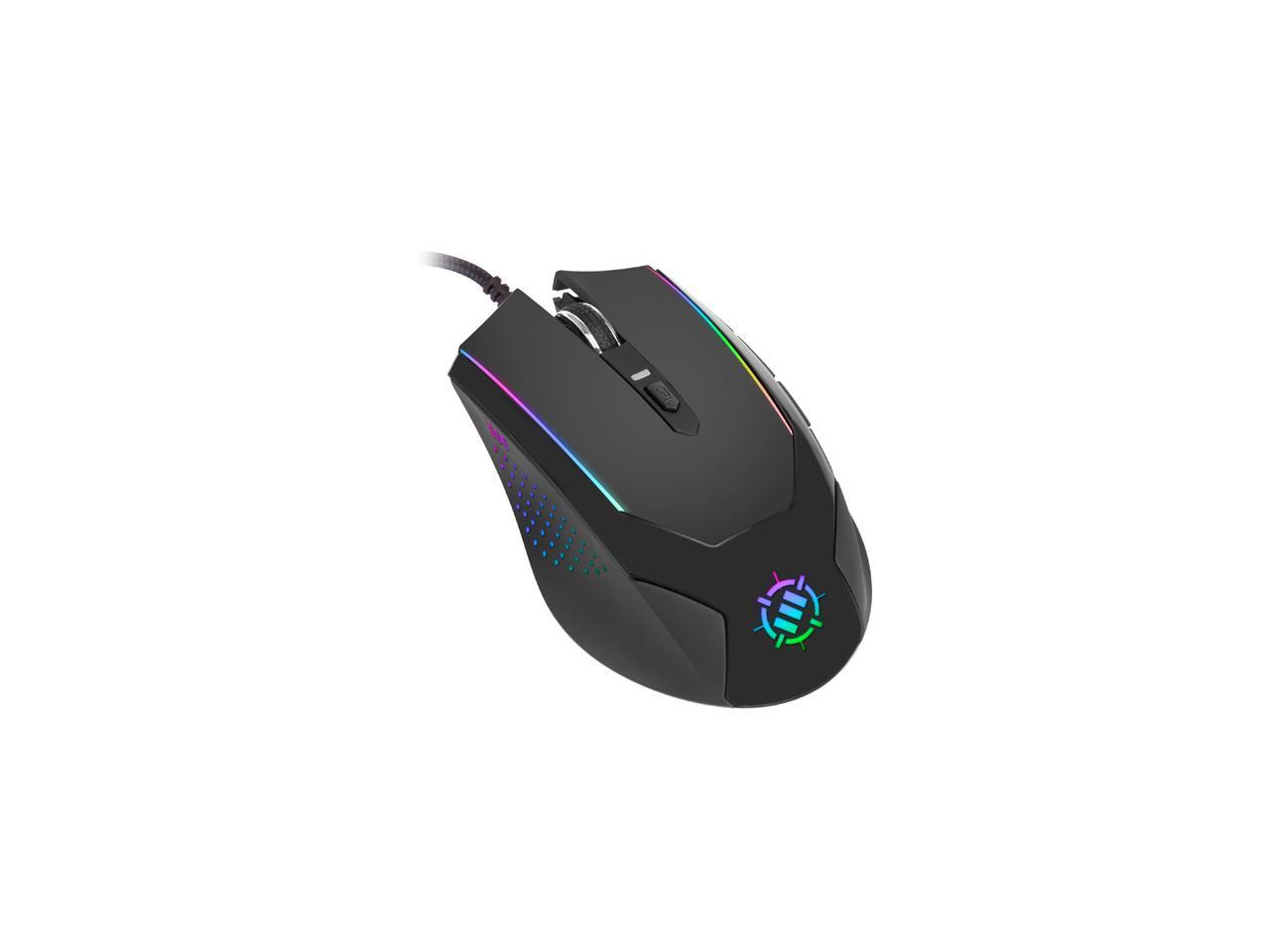 ENHANCE Voltaic Gaming Mouse 3500 dpi with Color-Changing LED Lights ...