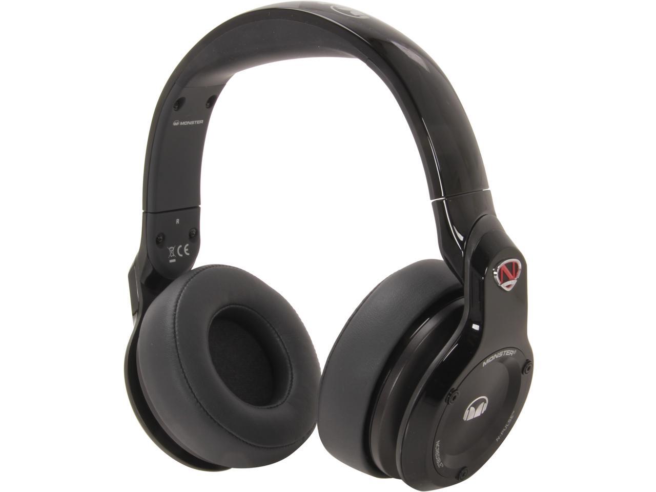 Monster Black NCredible NPulse Over-Ear DJ Headphone (Black) - Newegg.com