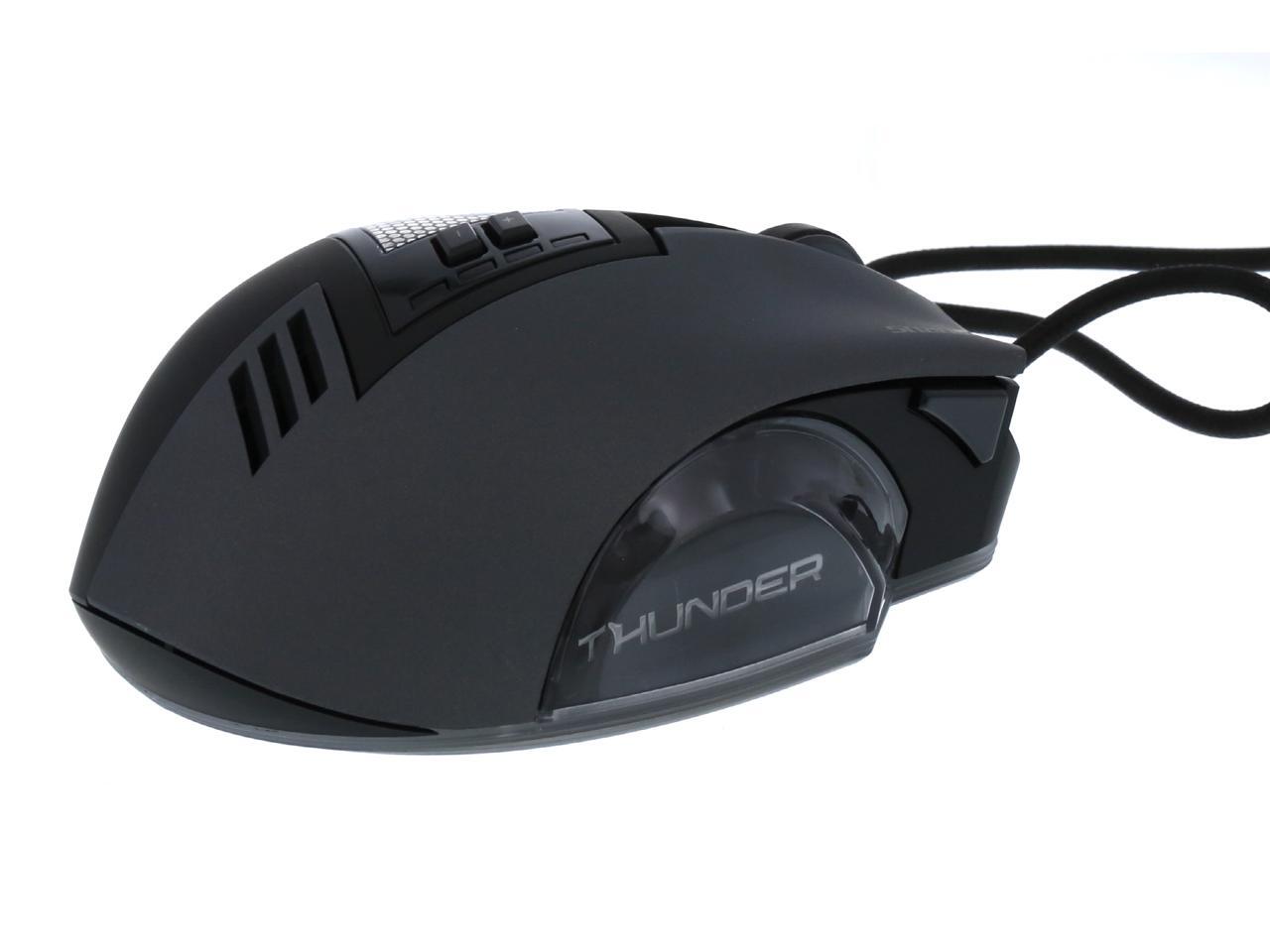 AORUS THUNDER M7 GM-THUNDER M7 Black Wired Laser MMO Gaming Mouse ...