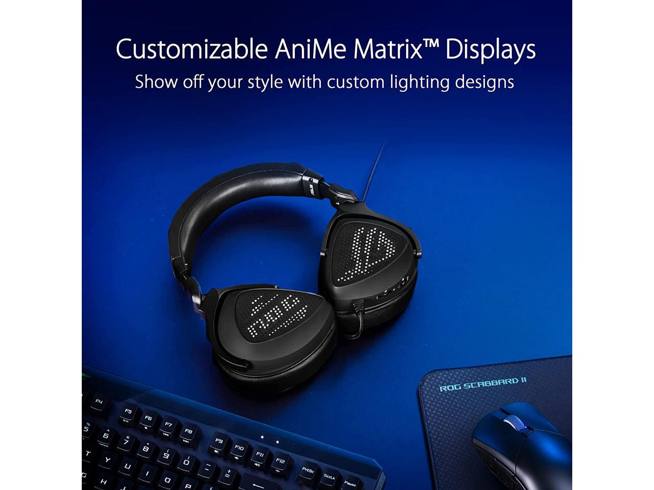 ASUS ROG Delta S Animate Gaming Headset | Customizable AniMe Matrix LED ...