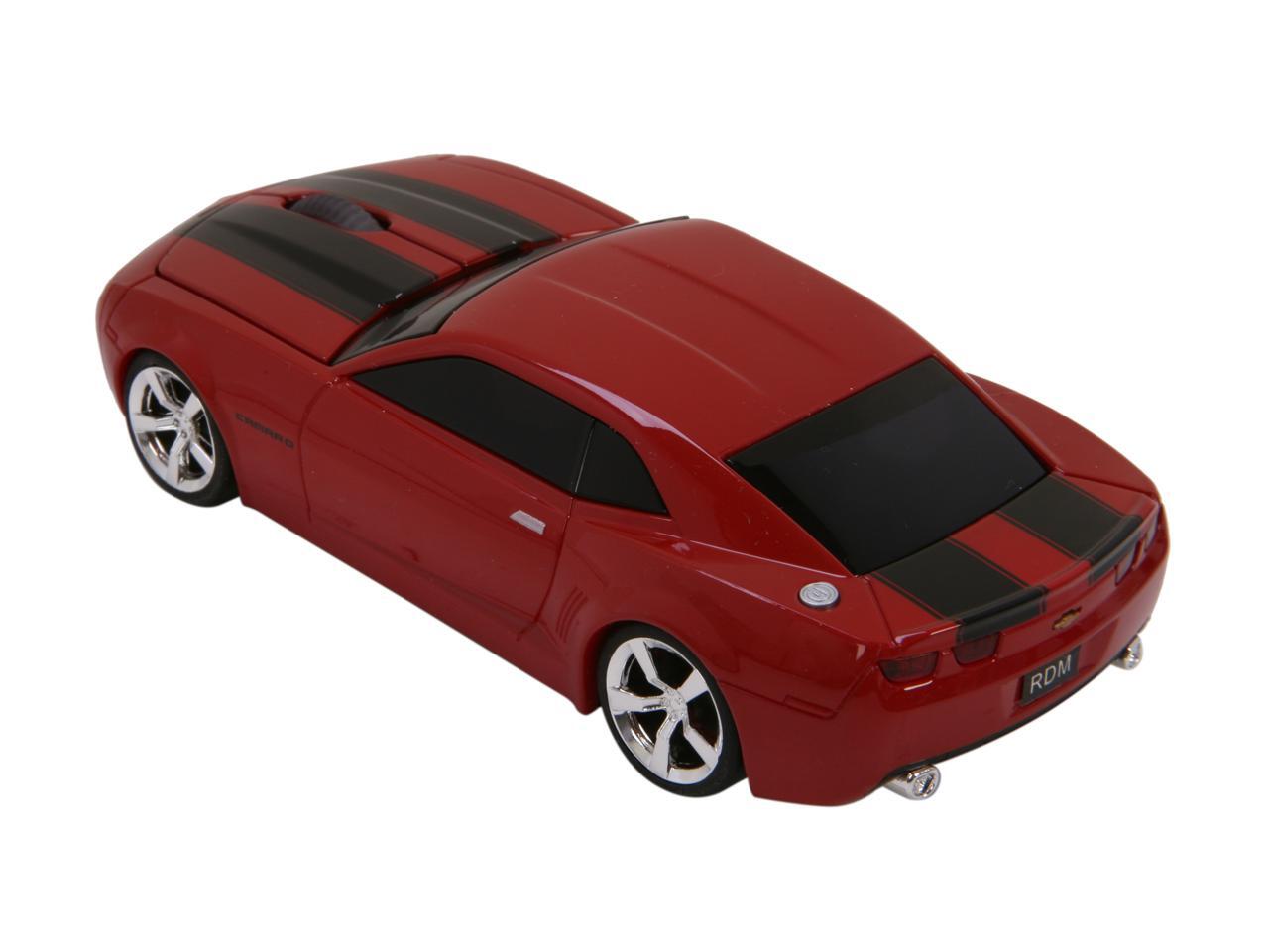 Road Mice RM-08CHCCRXK Red With Black Stripes RF Wireless Optical ...