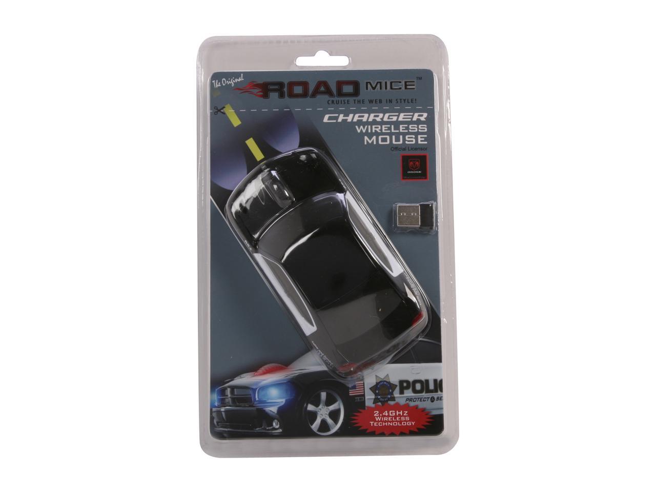 Road Mice RM-08DGCSUXP RF Wireless Optical Police Dodge Charger Mouse ...