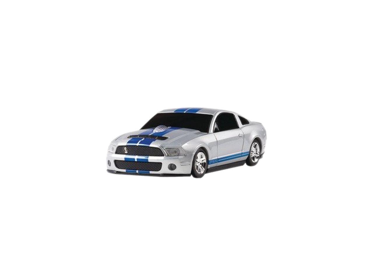 Road Mice RM-10FDSHSXB Silver/Blue RF Wireless Optical Shelby GT500 ...