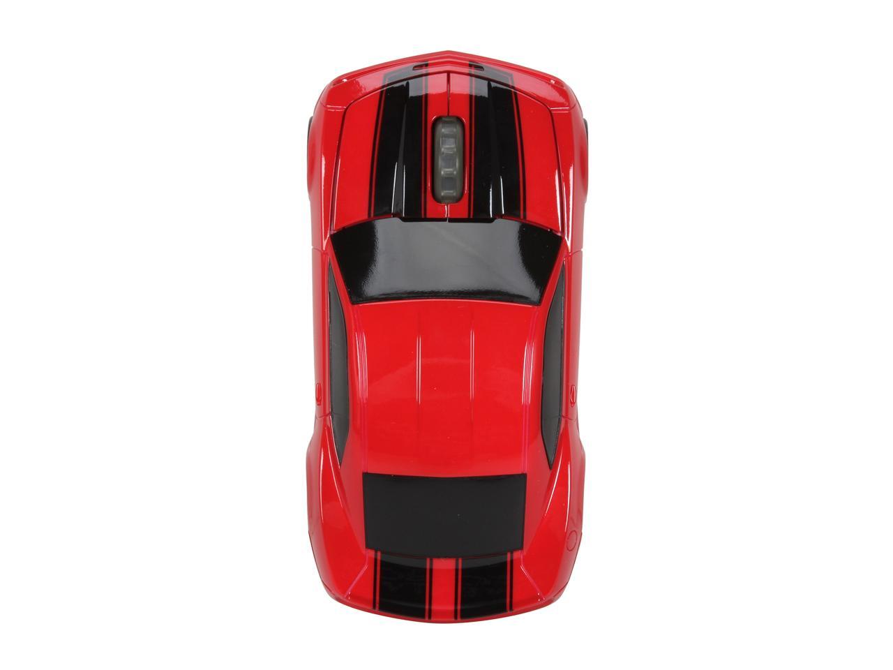 Road Mice Camaro HP-11CHCCRXK Red/Black RF Wireless Optical Mouse ...