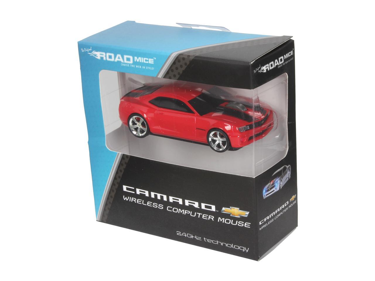 Road Mice Camaro HP-11CHCCRXK Red/Black RF Wireless Optical Mouse ...