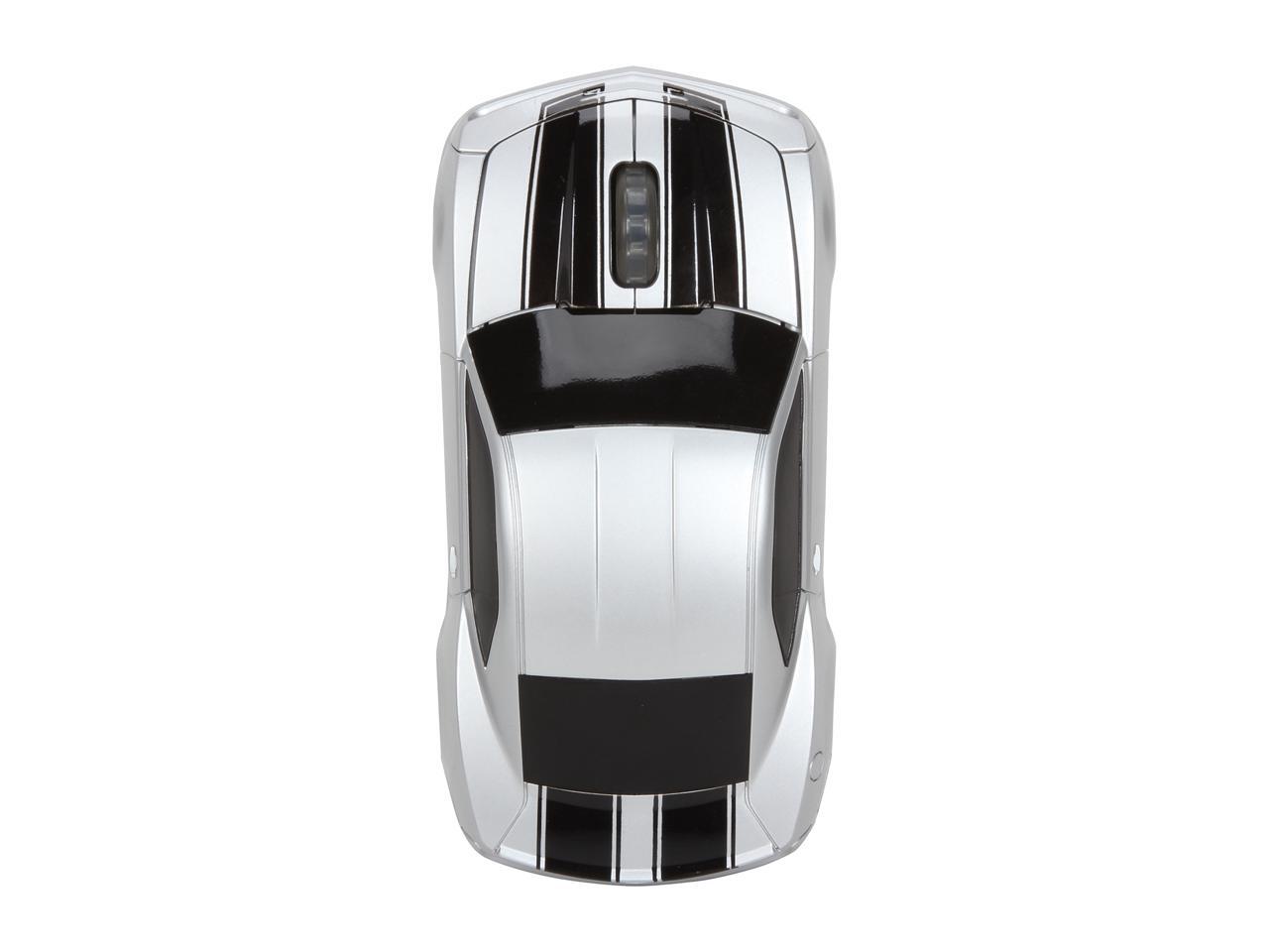 Road Mice Camaro HP-11CHCCSXK Silver/Black RF Wireless Optical Mouse ...
