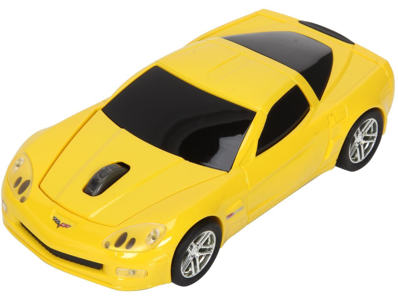 Road Mice Corvette HP-11CHCZYXA Yellow RF Wireless Optical Mouse ...