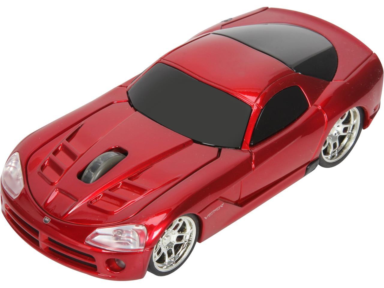 Road Mice Viper SRT10 HP-11DGVSRXA Red RF Wireless Optical Mouse ...