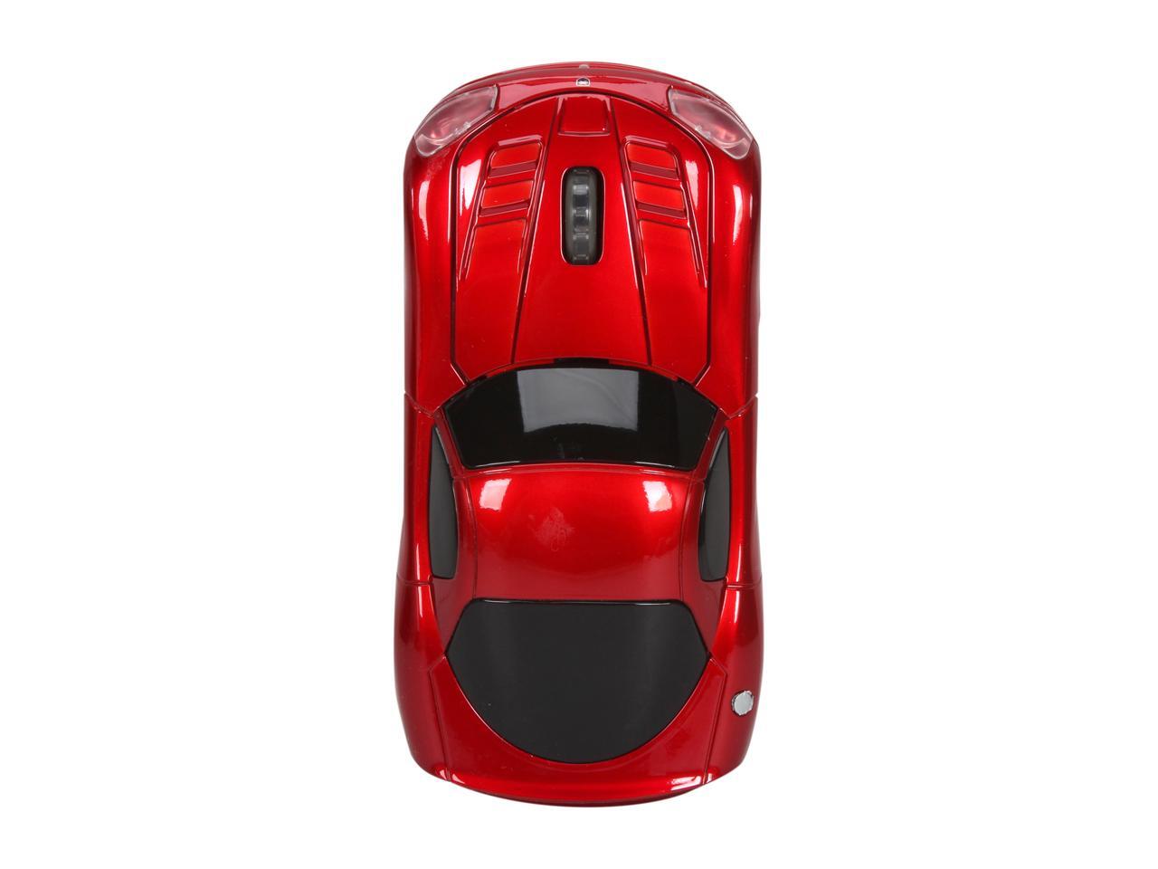 Road Mice Viper SRT10 HP-11DGVSRXA Red RF Wireless Optical Mouse ...