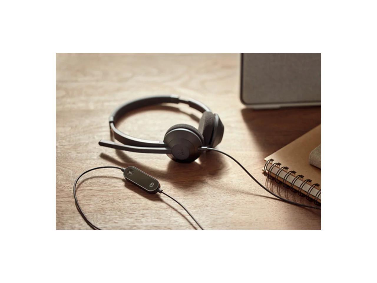 Cisco 322 Wired Headset - Dual On-Ear - Binaural - 6.56ft Cable - Noise ...