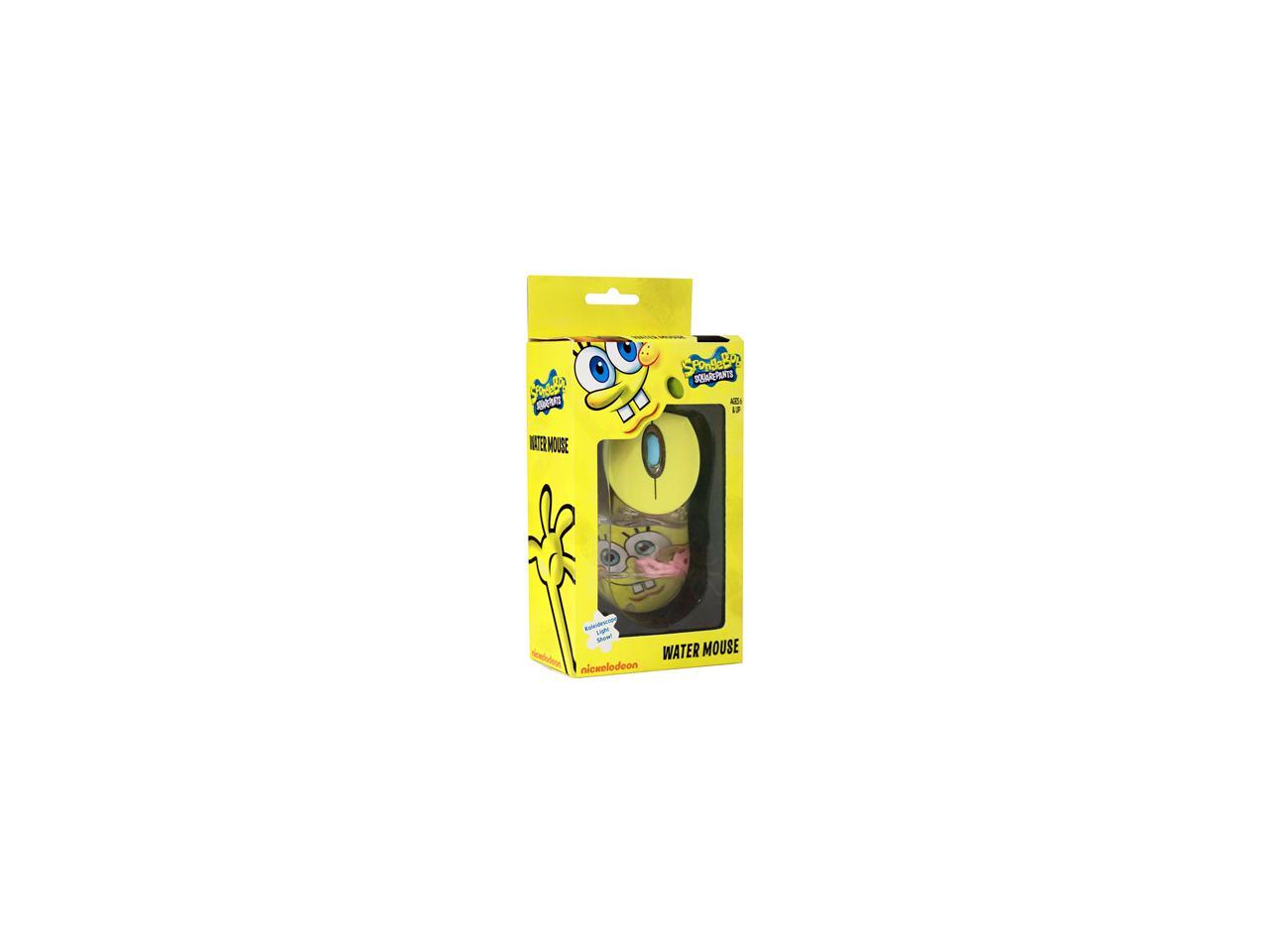 SAKAR SpongeBob Water 82062 Yellow Optical Mouse - Newegg.com