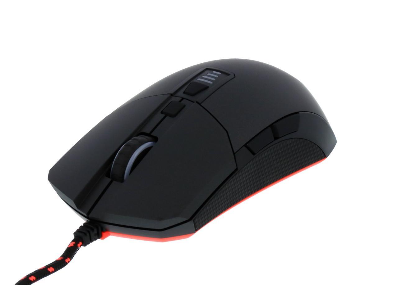 EpicGear ZORA EGMZO1-OBOW-AMSG Black Wired IR LED optical sensor Gaming ...