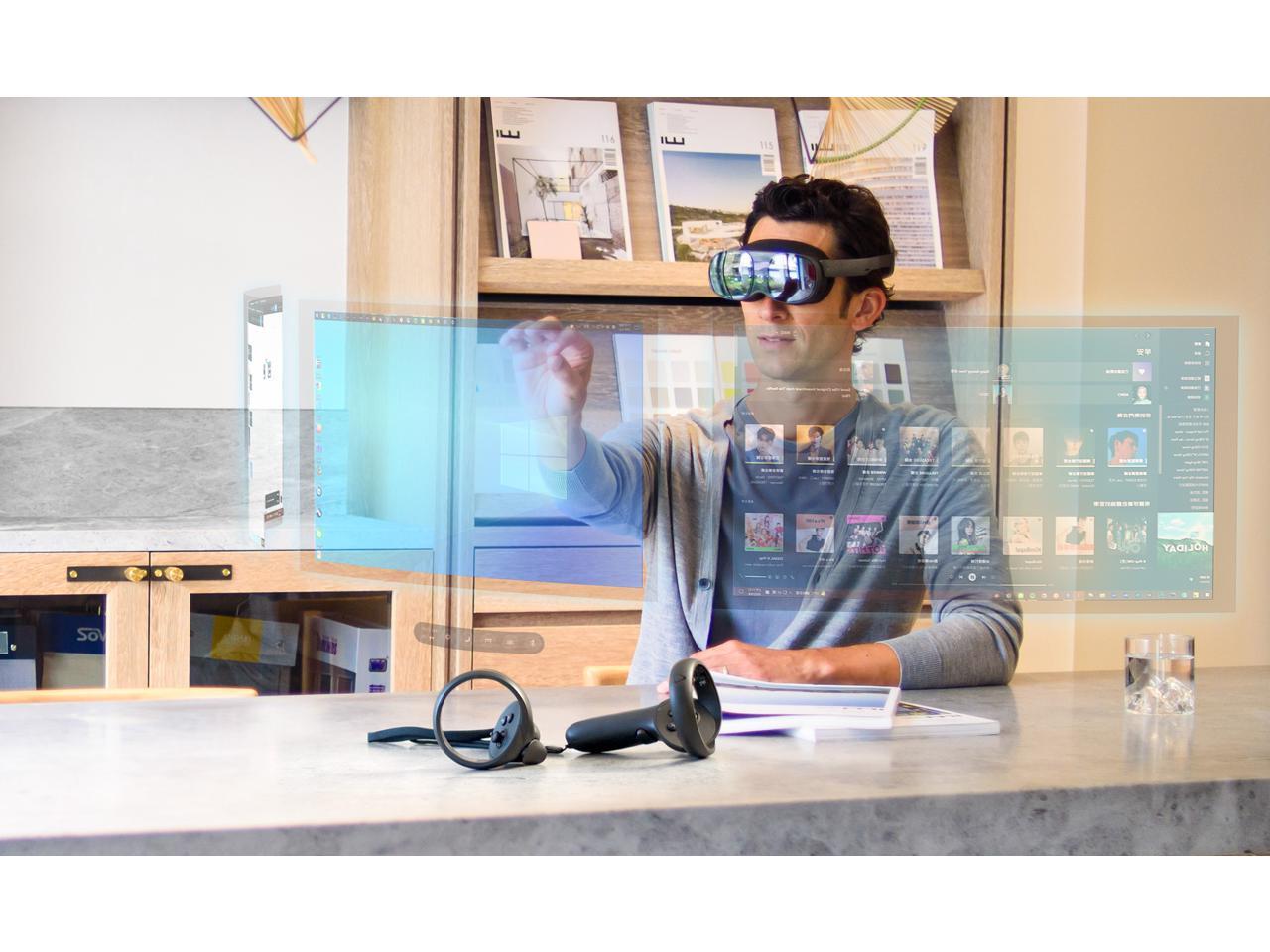 Open Box: HTC VIVE XR Elite Virtual Reality System, Convertible, All-in-one XR and PC-VR Gaming ...