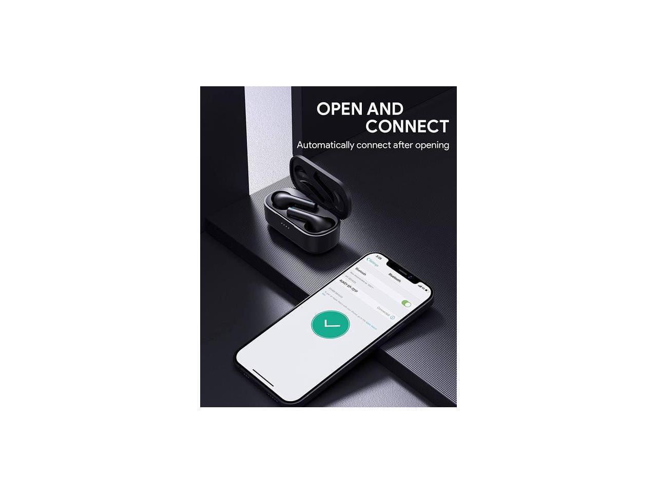 AUKEY True Wireless Earbuds with 10mm Drivers, Hi-Fi Stereo Sound ...