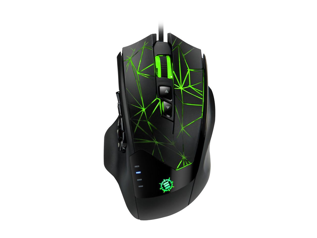 ENHANCE Theorem MOBA Gaming Mouse - 12 Programmable Buttons for MMO ...