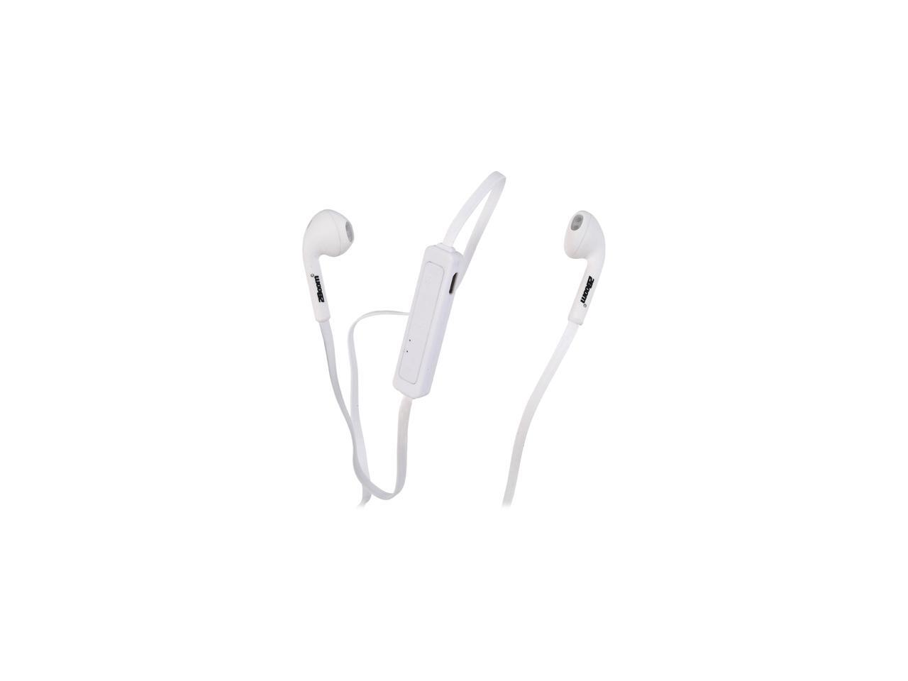 2Boom White EPBT690W Bluetooth Noise-Cancelling Earbuds with Microphone ...