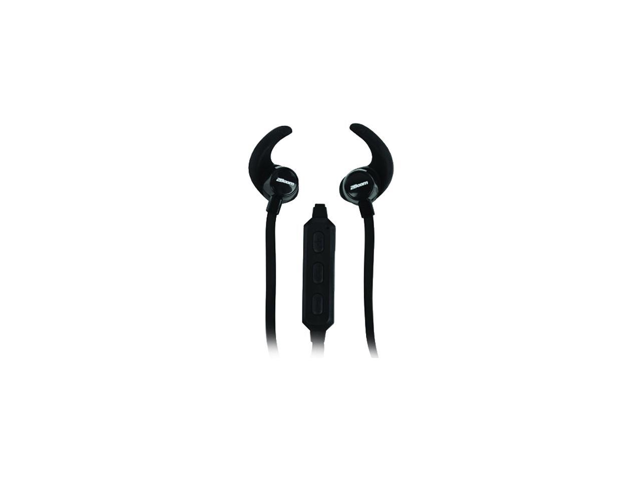 2Boom Black EPBT680K Transcend Bluetooth Wingtip Sports Earbuds ...
