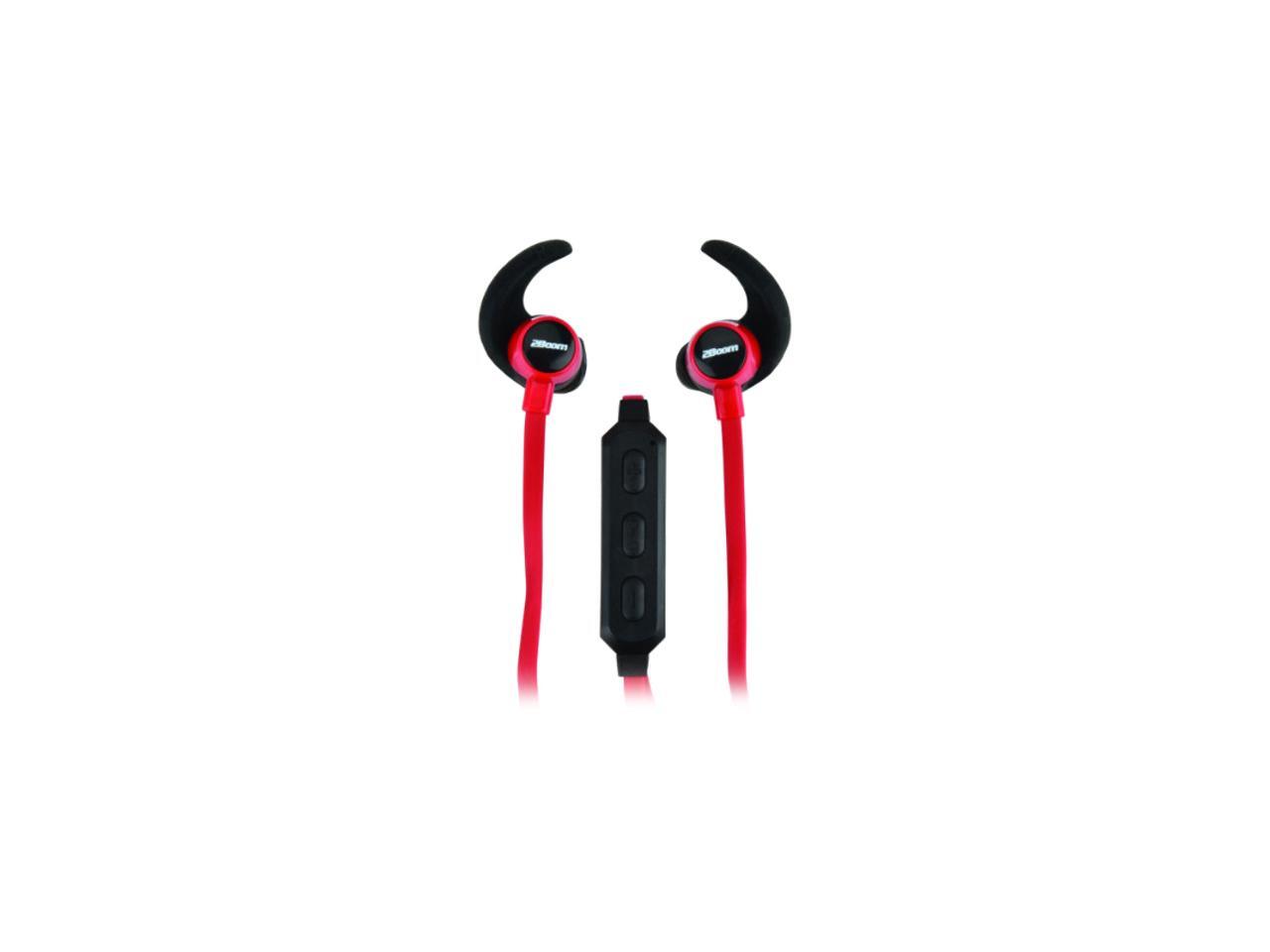 2Boom Red EPBT680R Transcend Bluetooth Wingtip Sports Earbuds - Newegg.com