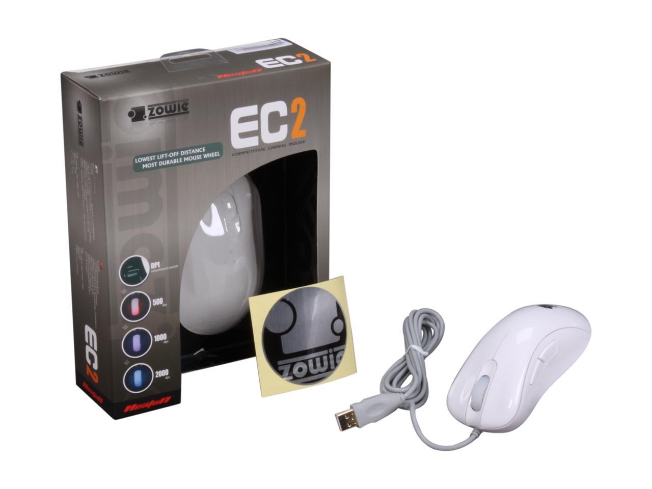 ZOWIE GEAR EC2 “White” Optical Gaming USB Wired 2000 dpi Mouse - Newegg.com