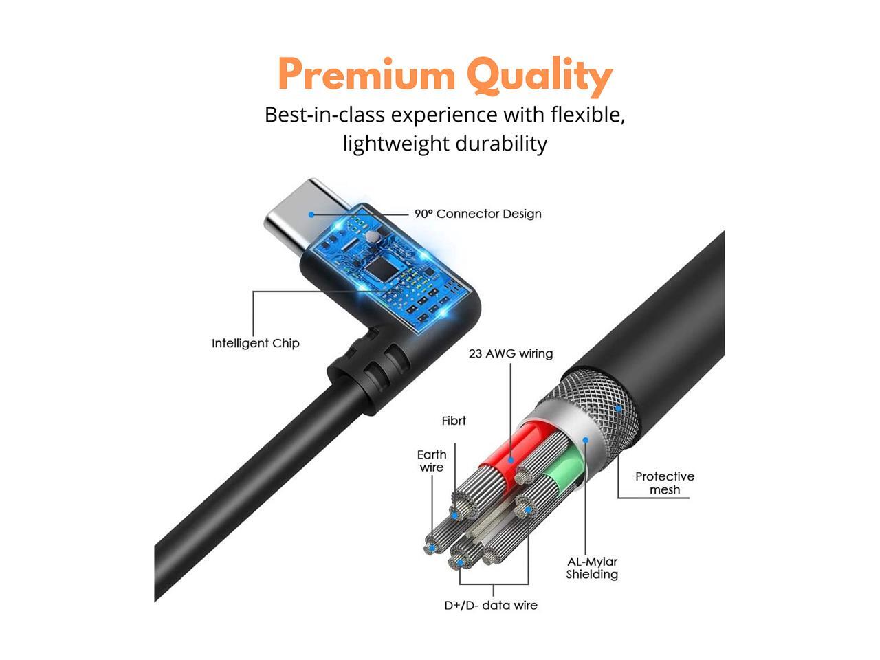 NexiGo 32FT Oculus Quest Link Cable, 2021 Upgrade USB C to A Cable, USB ...