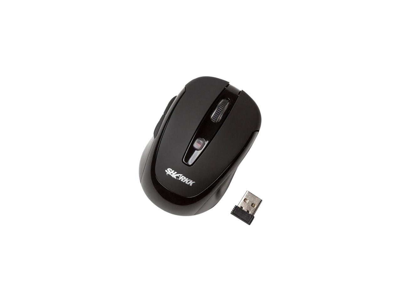SHARKK Compact High-Precision Wireless Optical Mouse for Laptops and PC ...