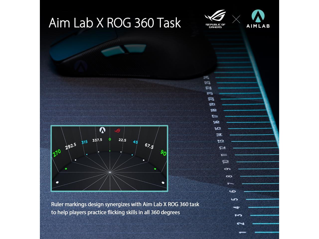 Asus ROG Hone Ace Aim Lab Edition Gaming Mouse Pad, 508 X 420 x 3 mm ...