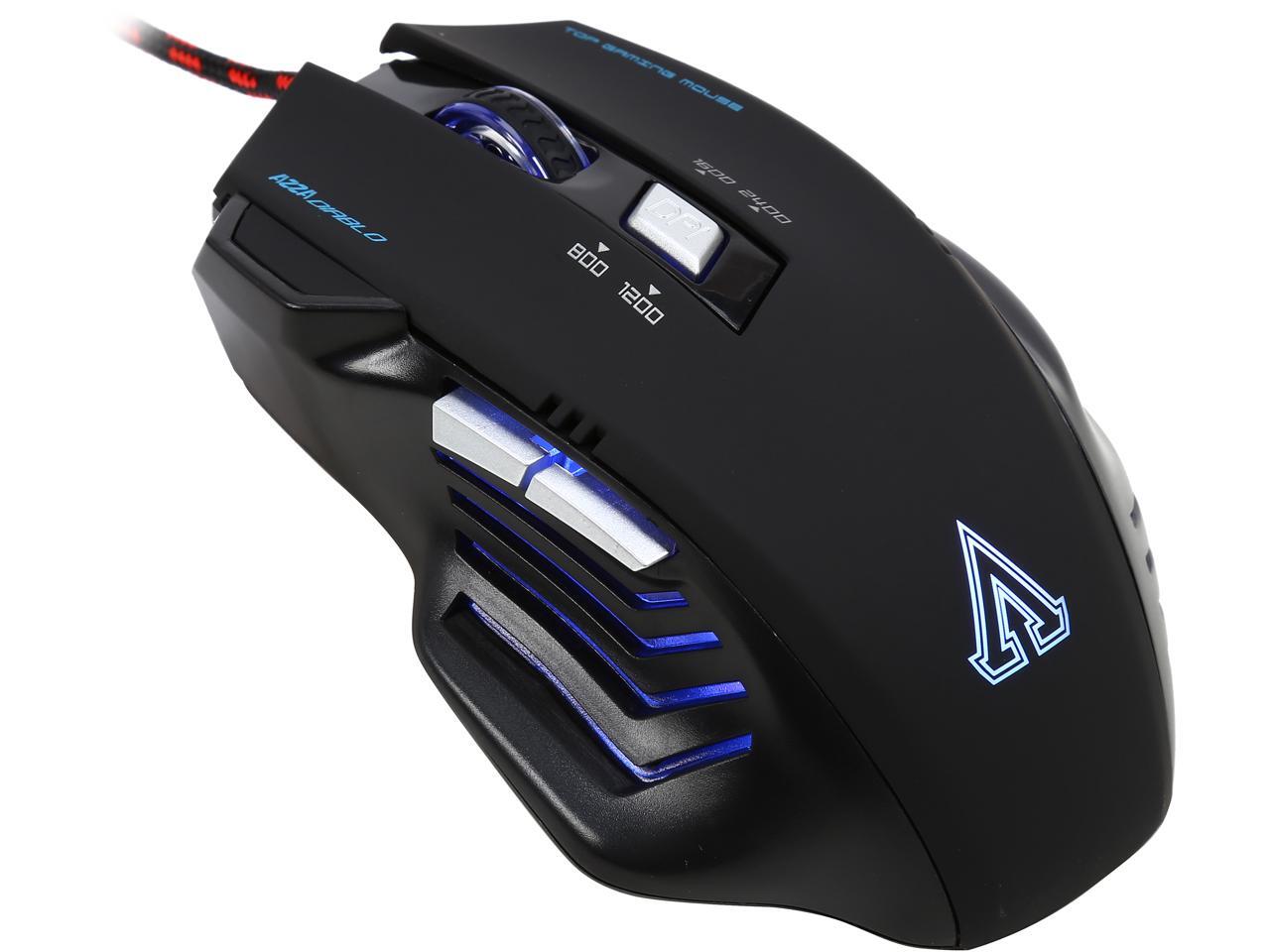 AZZA Diablo MSAZ-004 Black Wired Optical LED Gaming Mouse - Newegg.com