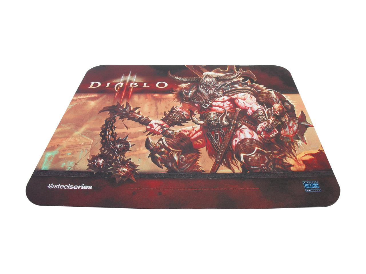 SteelSeries 67222 QcK Diablo III Gaming Mouse Pad - Barbarian Edition ...