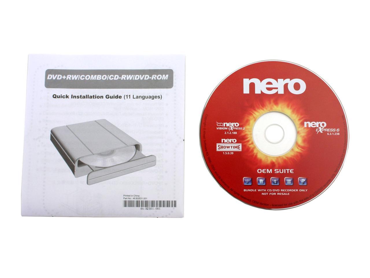 BenQ Black 16X DVD+R 8X DVD+RW 8X DVD+R DL 16X DVD-R 6X DVD-RW 5X DVD ...