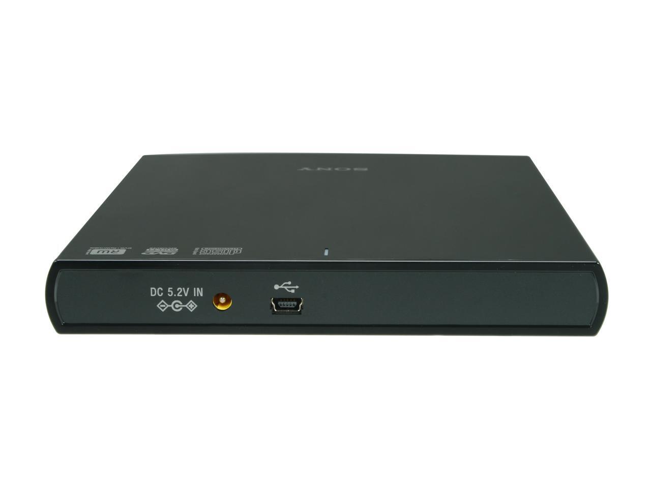 Sony Optiarc USB 2.0 CD/DVD Burner(external) Model DRX-S77U/B - Newegg.com