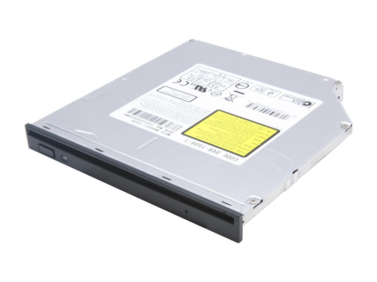 Pioneer Slot Loading CD/DVD Burner Black Slim SATA Model DVR-TS08 ...