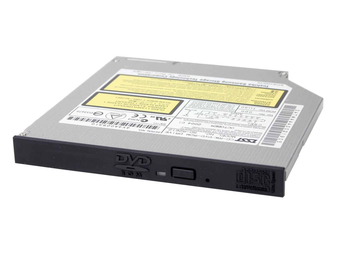 TOSHIBA Black 8X DVD-ROM 24X CD-R 24X CD-RW 24X CD-ROM 2M Cache E-IDE ...