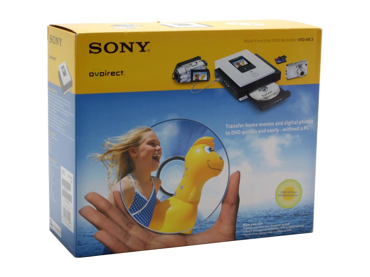 SONY USB 2.0 DVDirect DVD Recorder - No PC needed Model VRD-MC3 ...