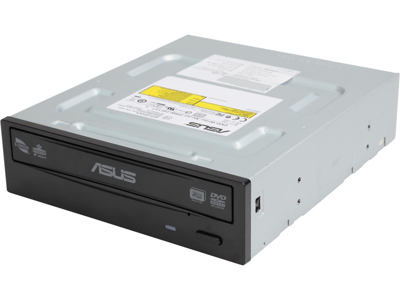 Refurbished: ASUS DVD Burner Black SATA Model DRW-24F1ST - Newegg.com