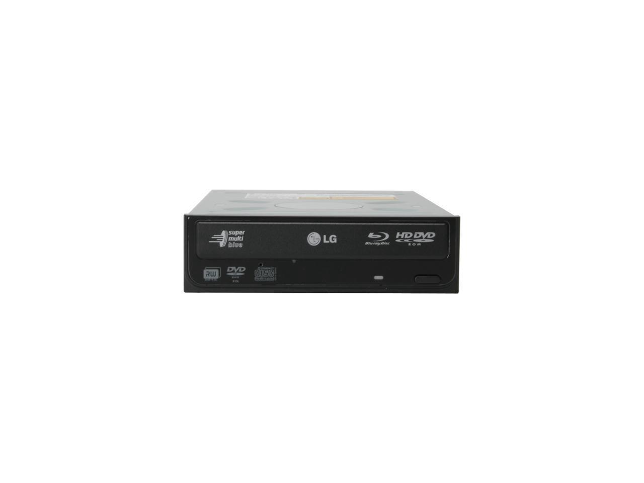 LG Black Super Multi Blue BD Burner and HD DVD Reader SATA GGW-H10NI ...