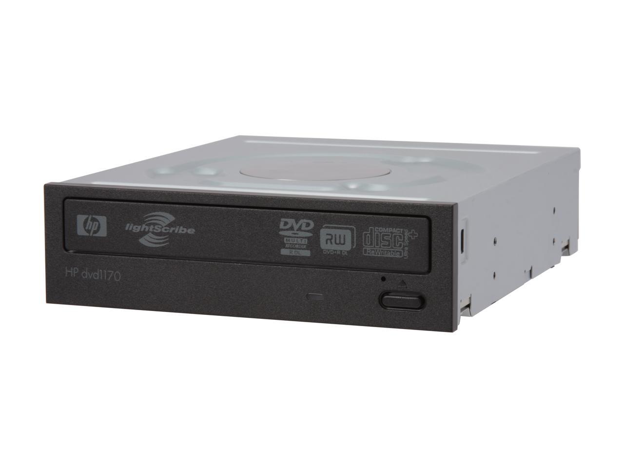 HP 22X DVD Burner Black SATA Model 1170i LightScribe Support - Newegg.com