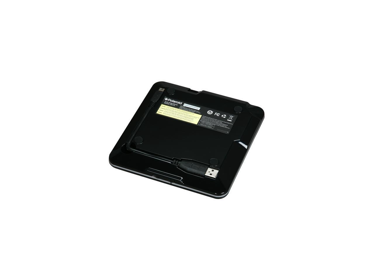 Polaroid USB 2.0 Slim 8X External Top Load DVD Drive Model DR110 ...